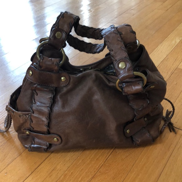 Kooba | Bags | Kooba Sienna Leather Western Style Bag Shoulder Bag ...